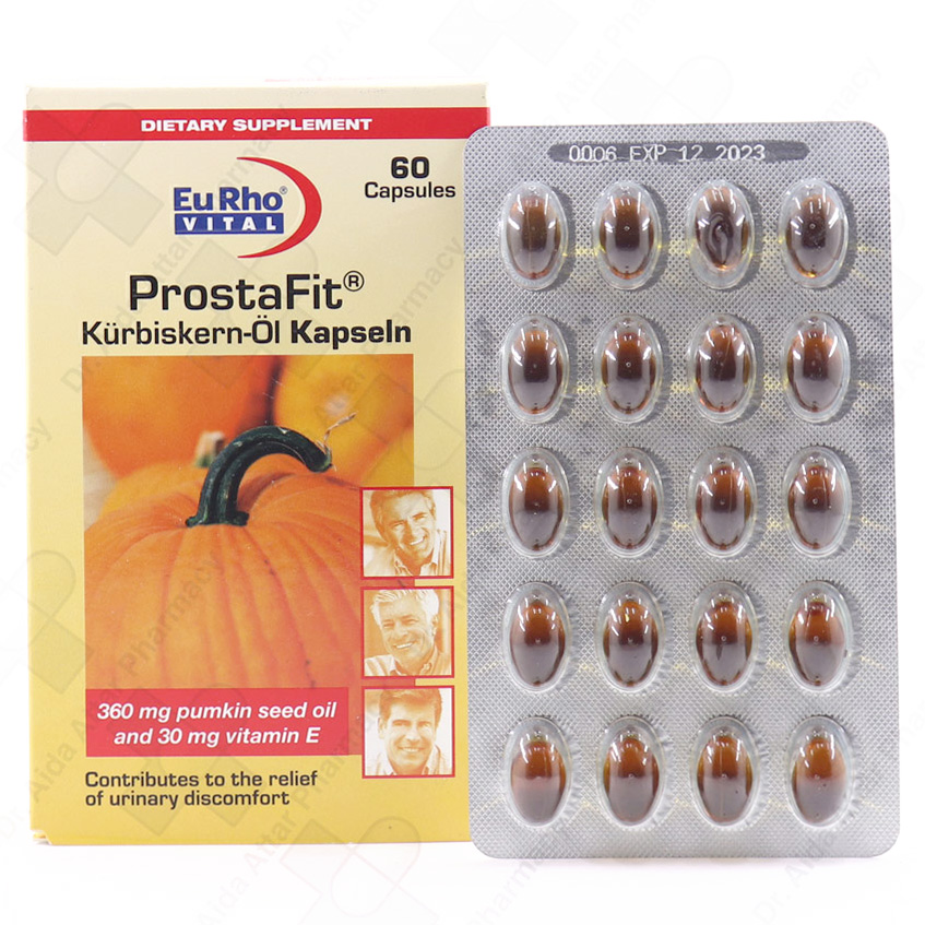 کپسول پروستافیت یوروویتال 60 عدد - آیدارو